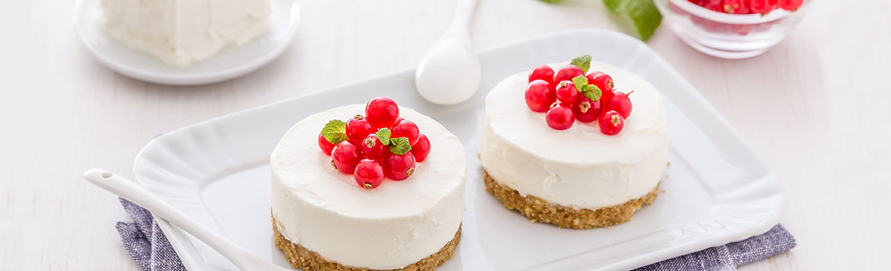 Mini cheesecake ai ribes | Vallelata Mozzarelle e Formaggi Freschi ...
