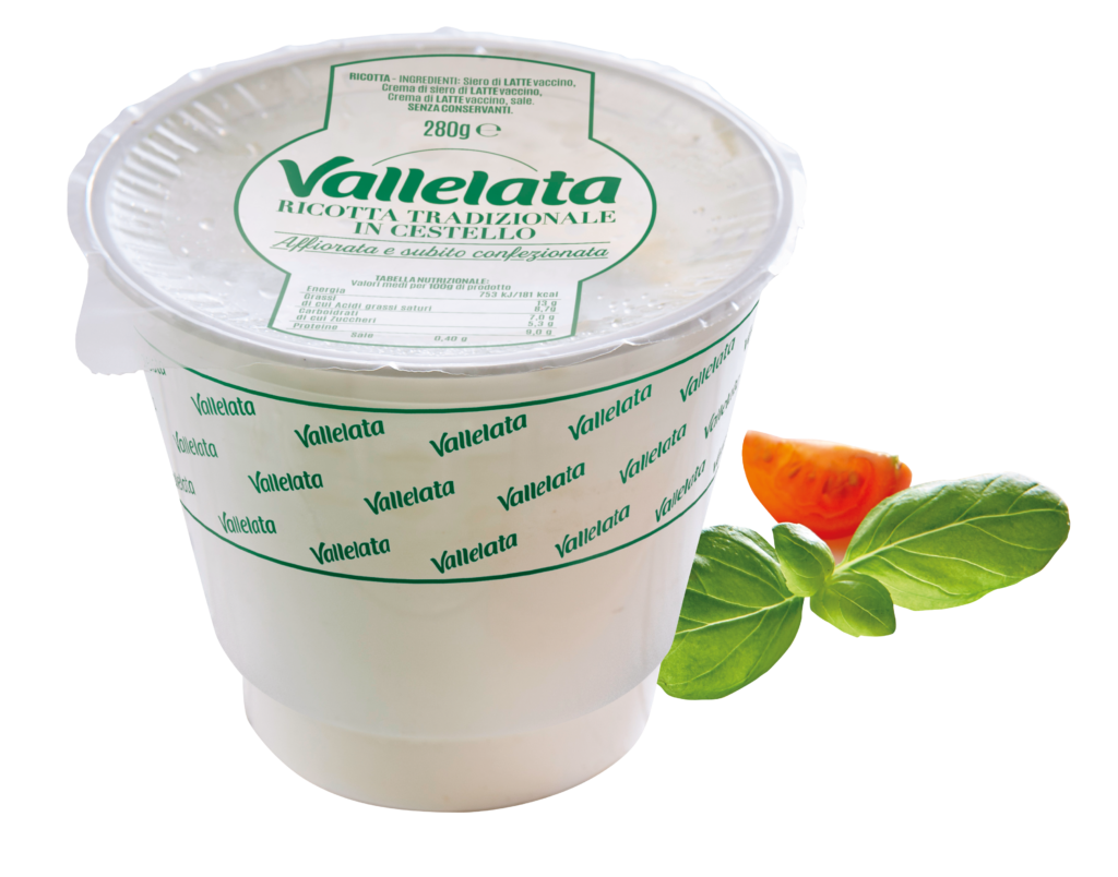 RICOTTA TRADIZIONALE TAKEAWAY | Vallelata Mozzarelle e Formaggi Freschi ...