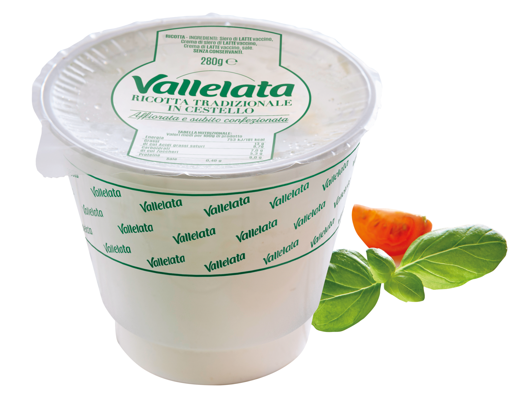 RICOTTA TRADIZIONALE TAKEAWAY | Vallelata Mozzarelle e Formaggi Freschi ...